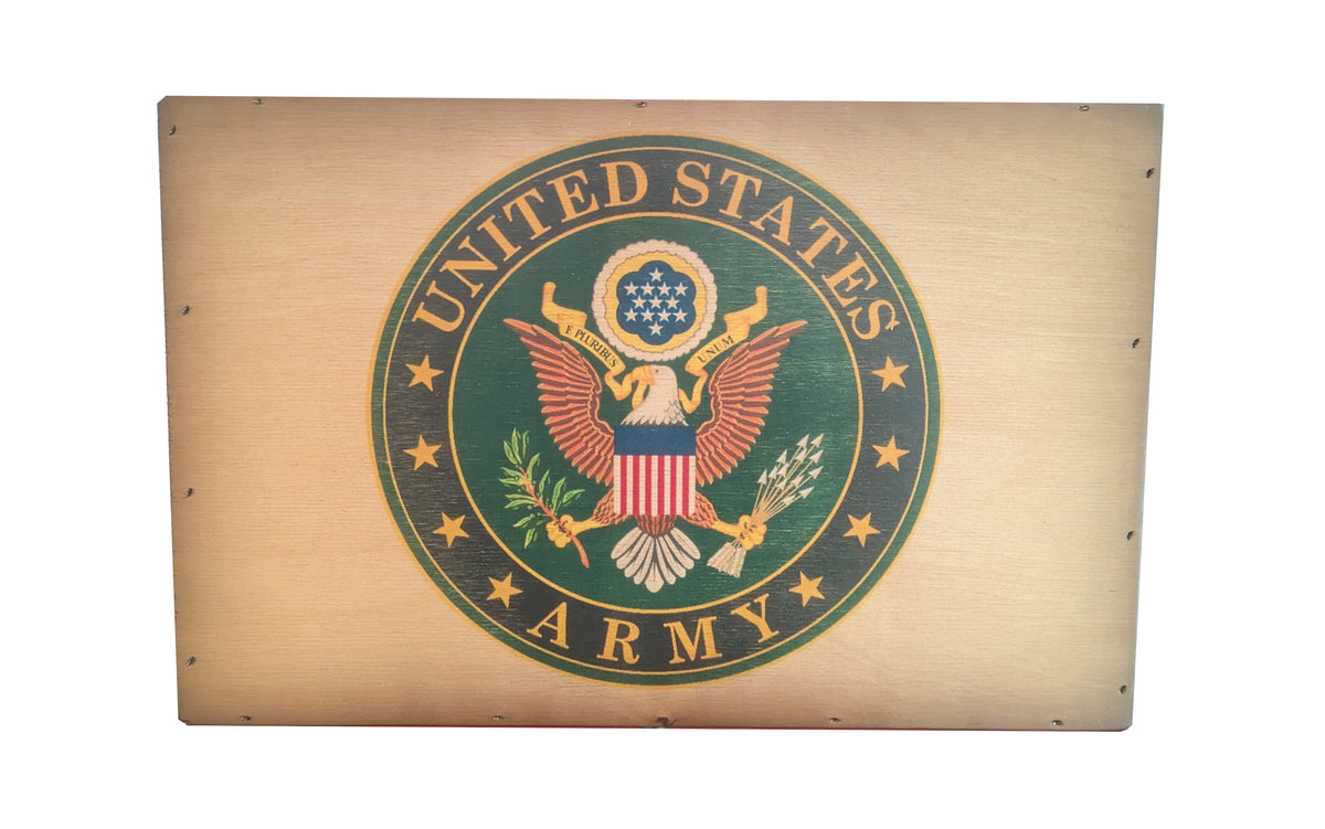 63734 ARMY DESK BOX with full color logo – THE WHISPERWOOD COLLECTION