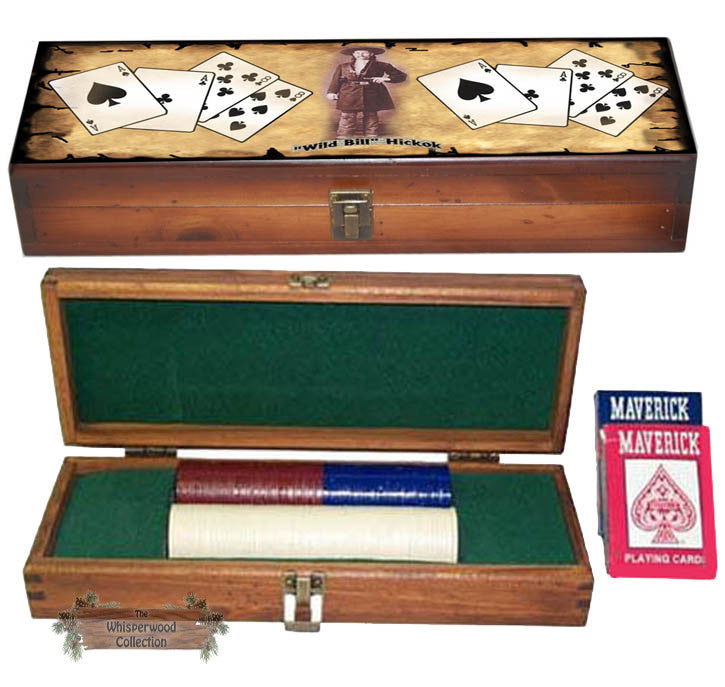 ITEM #1300 POKER BOX – THE WHISPERWOOD COLLECTION